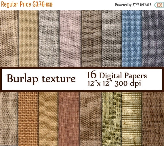 40%OFF Burlap digital paper: BURLAP PAPER linen by ChiliPapers