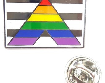 Lgbt ally pin | Etsy