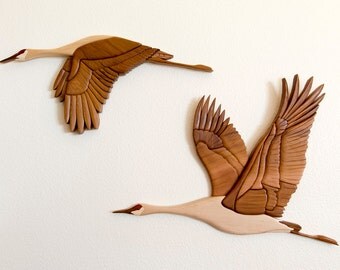 Wood intarsia | Etsy