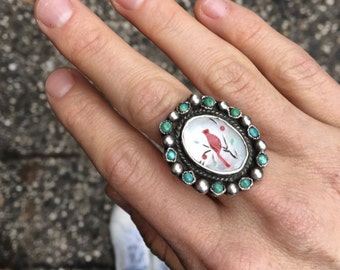 Cardinals ring | Etsy