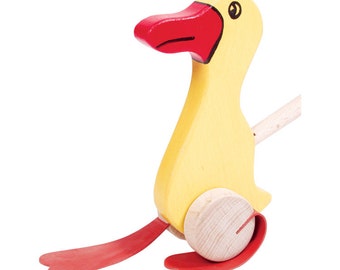 Unique wooden duck toy related items | Etsy
