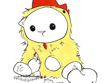 Unique chicken lover related items | Etsy