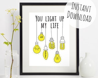 You light up my life | Etsy