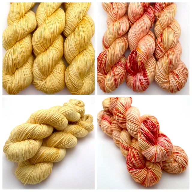 Scrumptious Hand Dyed Yarn by CrookedKitchenYarn on Etsy