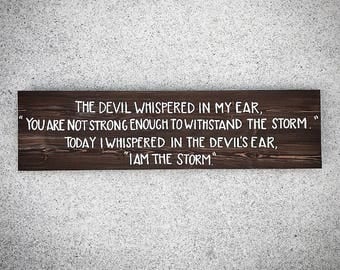 I am the storm | Etsy