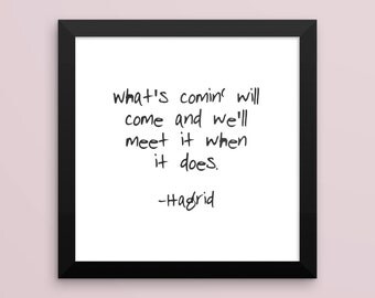 Rubeus hagrid | Etsy