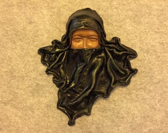 Leather wall mask | Etsy