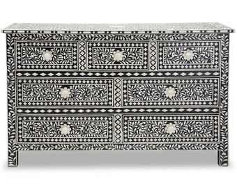 Bone inlay dresser | Etsy