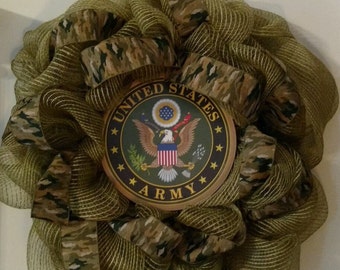 Army wreath | Etsy