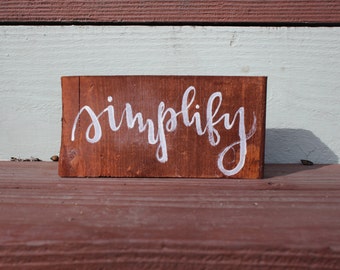 Simplify signs | Etsy