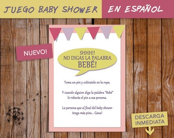 Baby shower juegos | Etsy
