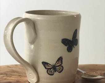 Butterfly mug | Etsy