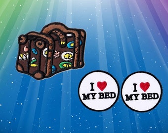 1x4 Mini Name Patch Name Patches Iron On Rectangle shaped