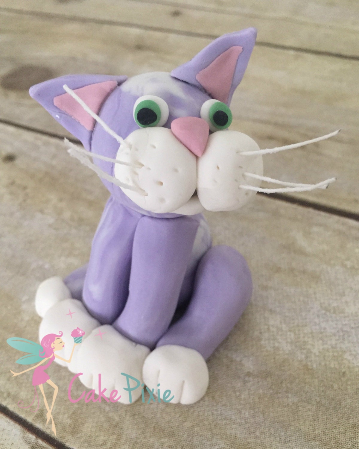Cat Cake Topper Fondant Toppers Fondant By Cakepixieboutique