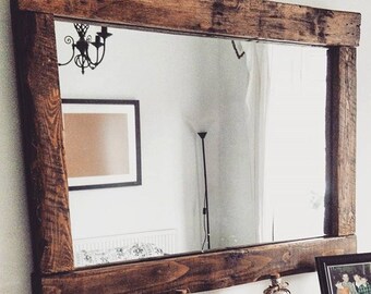 Rustic mirror | Etsy