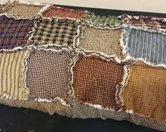 Queen size rag quilt | Etsy