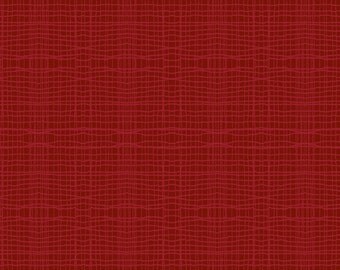 Red check fabric | Etsy