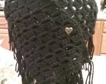 Black shawl pin | Etsy