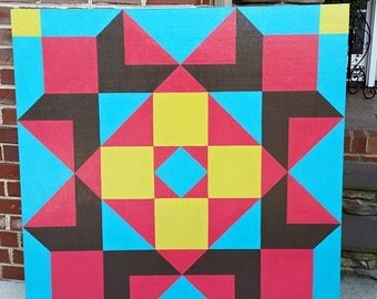 2x2 barn quilt | Etsy