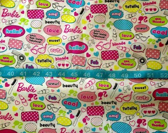 Barbie fabric | Etsy