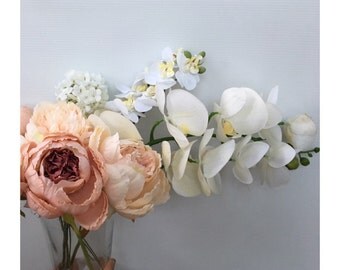 Silk flower bouquet | Etsy