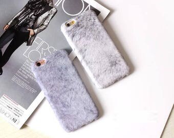 Fur phone case | Etsy
