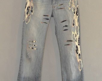 Reworked denim | Etsy