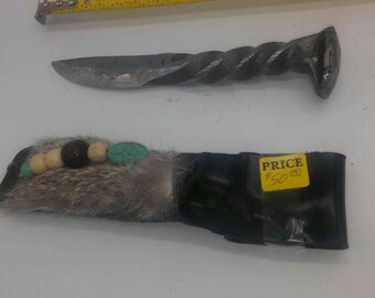 Fur knife sheath | Etsy