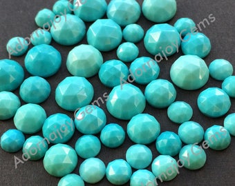 Rose cut turquoise | Etsy