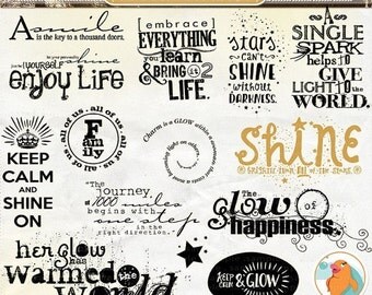 SALE Valentine Word Art Valentine Doodles Love by FishScraps