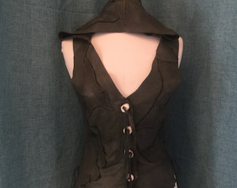 Deerskin vest | Etsy