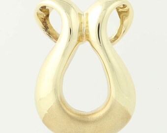 Omega slide pendant | Etsy