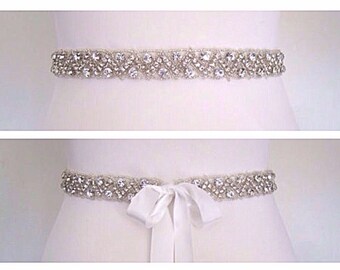 Rhinestone belt | Etsy