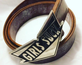 Funny belt buckle | Etsy