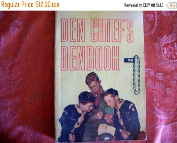 Boy Scouts of America Den Chief's Den Book 1963 by TKSPRINGTHINGS