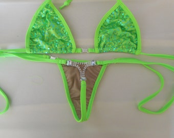 Rhinestone g string | Etsy