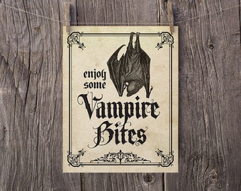 Vampire banner | Etsy