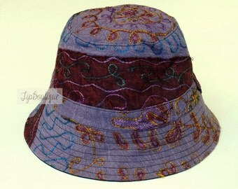 Patchwork bucket hat | Etsy