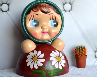 Large doll head | Etsy