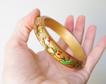 Lacquer bangle | Etsy