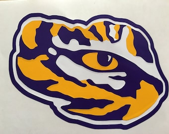 Lsu eye of the tiger | Etsy