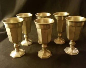 Pewter goblet | Etsy