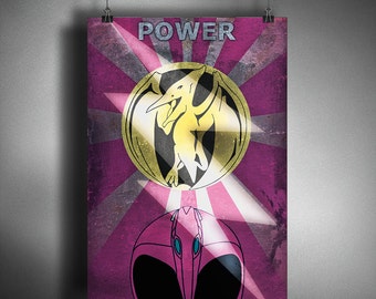 Pink power ranger | Etsy