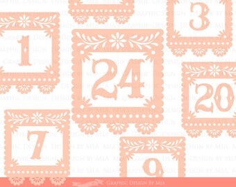 Papel picado clipart | Etsy