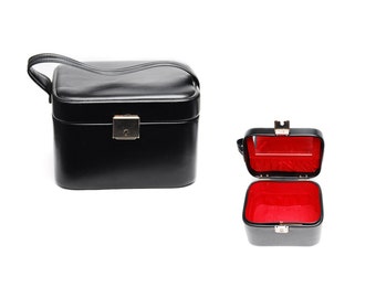 Leather train case | Etsy