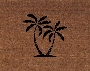 Palm tree rug | Etsy