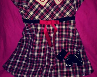 Scottie dog dress | Etsy