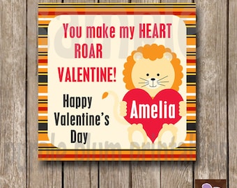 Lion valentine | Etsy