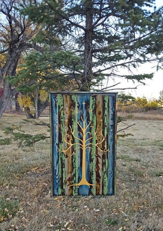 LOTR Lord Of the Rings White Tree of Gondor Wall Sign