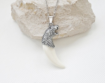 Tiger claw pendant | Etsy